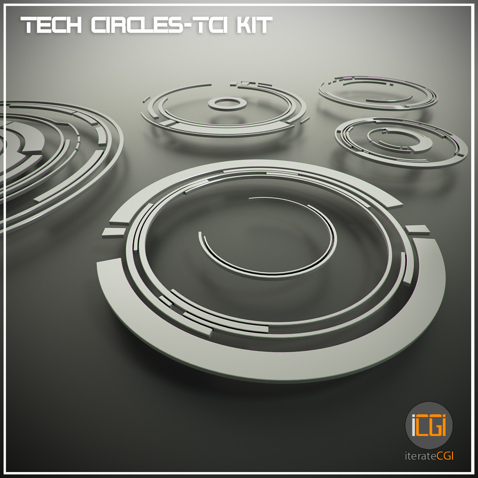 iterateCGI 3D Stock Media - Tech shapes