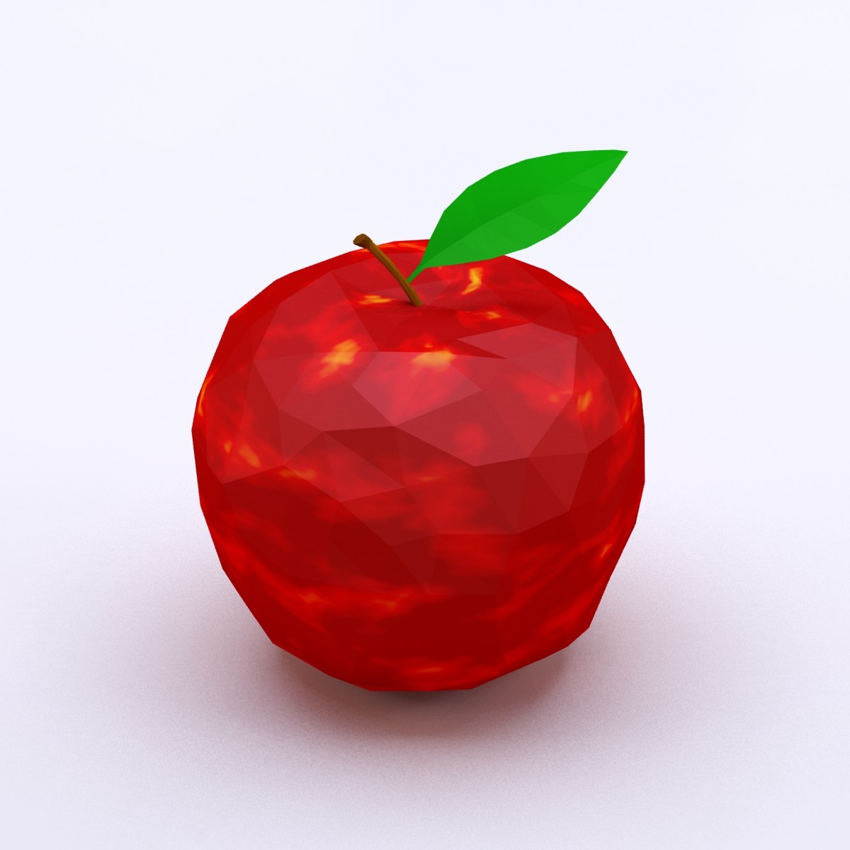 AlexanderDesign - Cartoon low poly apple 2