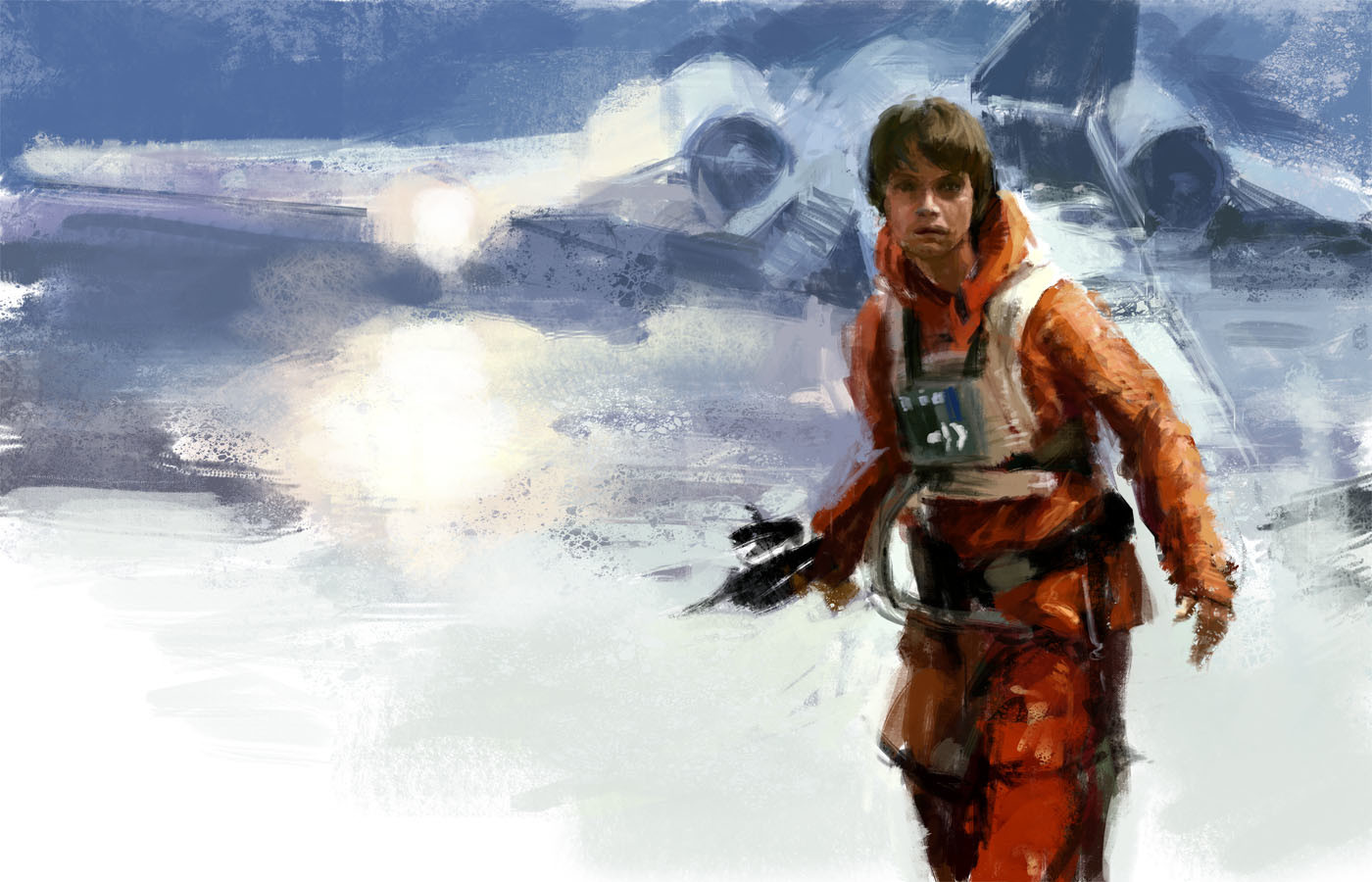 ArtStation - Luke. A fan art doodle for the movie launch