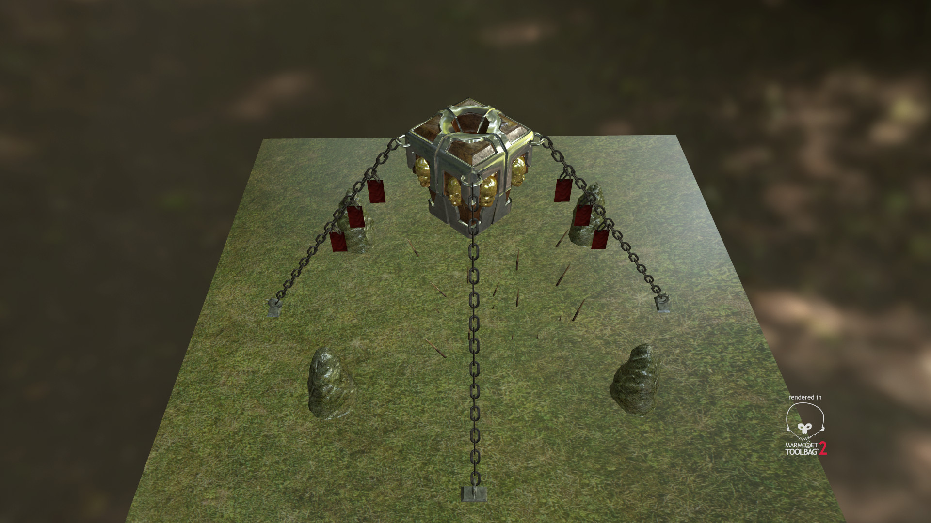 ArtStation - 3D Modeling - 5 Object Props & 1 Vault