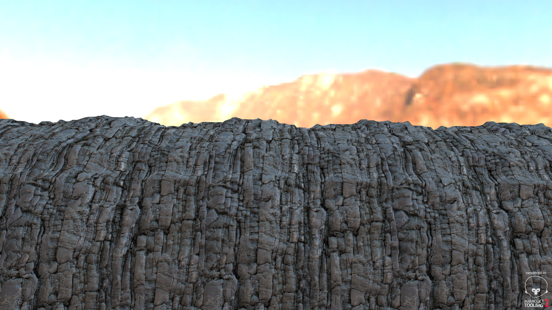 Rachael Berkman - Photorealistic Tiling Rock