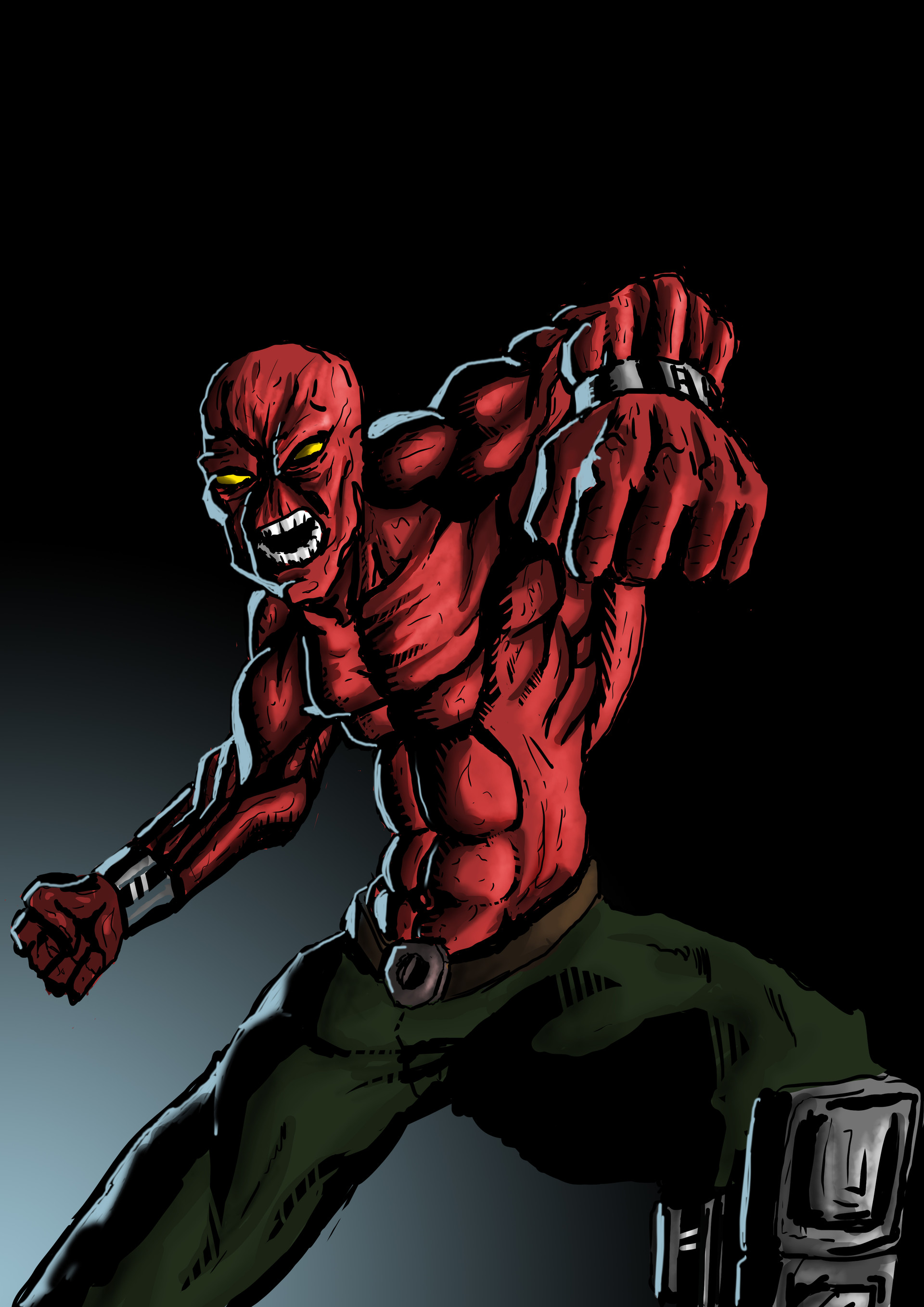 John Constantin - red skull redesign