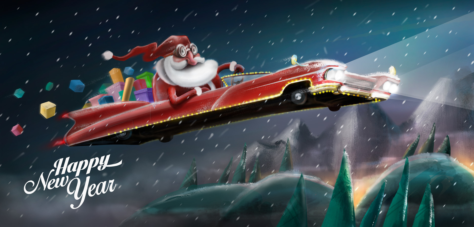 ArtStation - Santa low rider