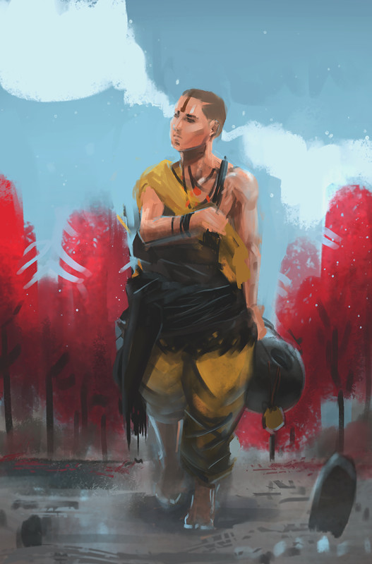 ArtStation - Monk Sketch