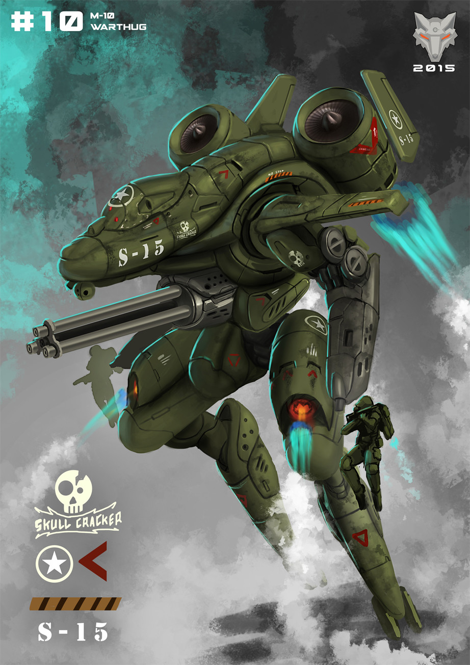 ArtStation - Mecha Weekly 10- M-10 Warthug