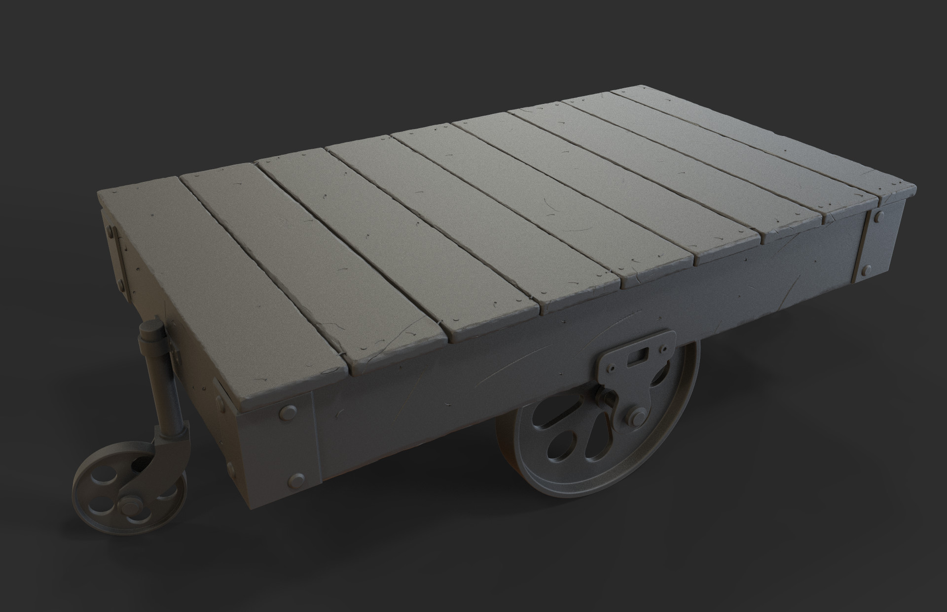 ArtStation - Wooden Cart