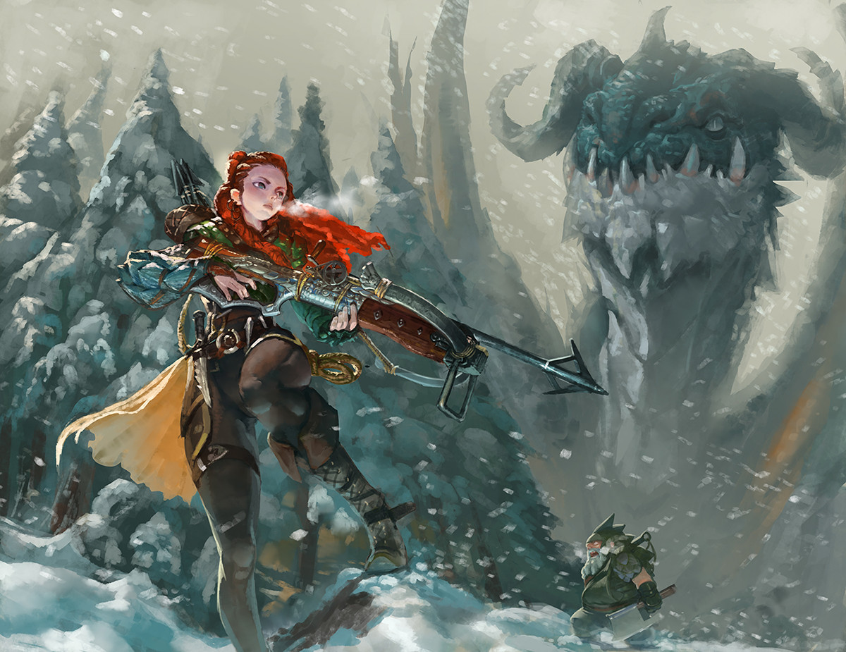 ArtStation - Dragon Hunter