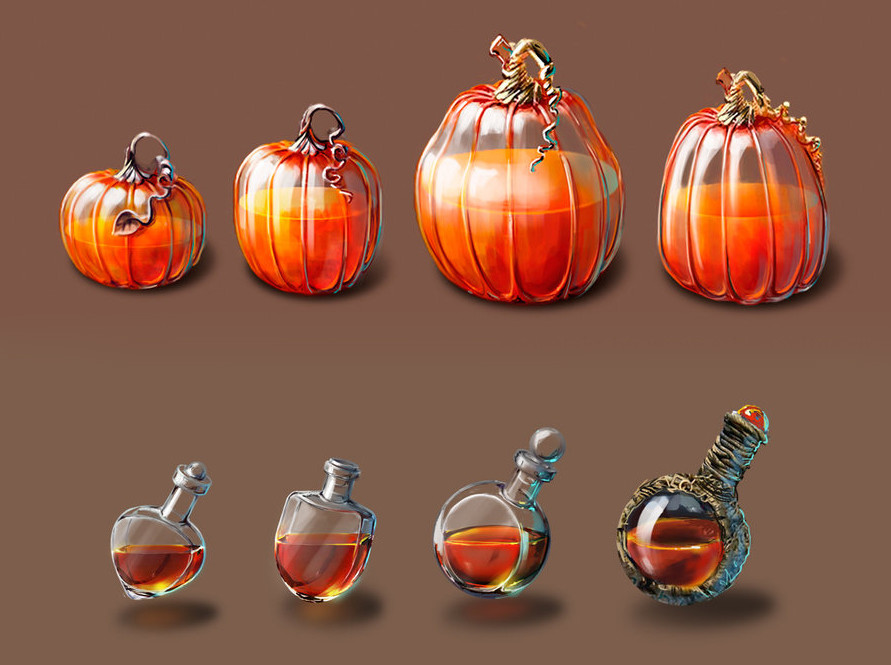 ArtStation - potions