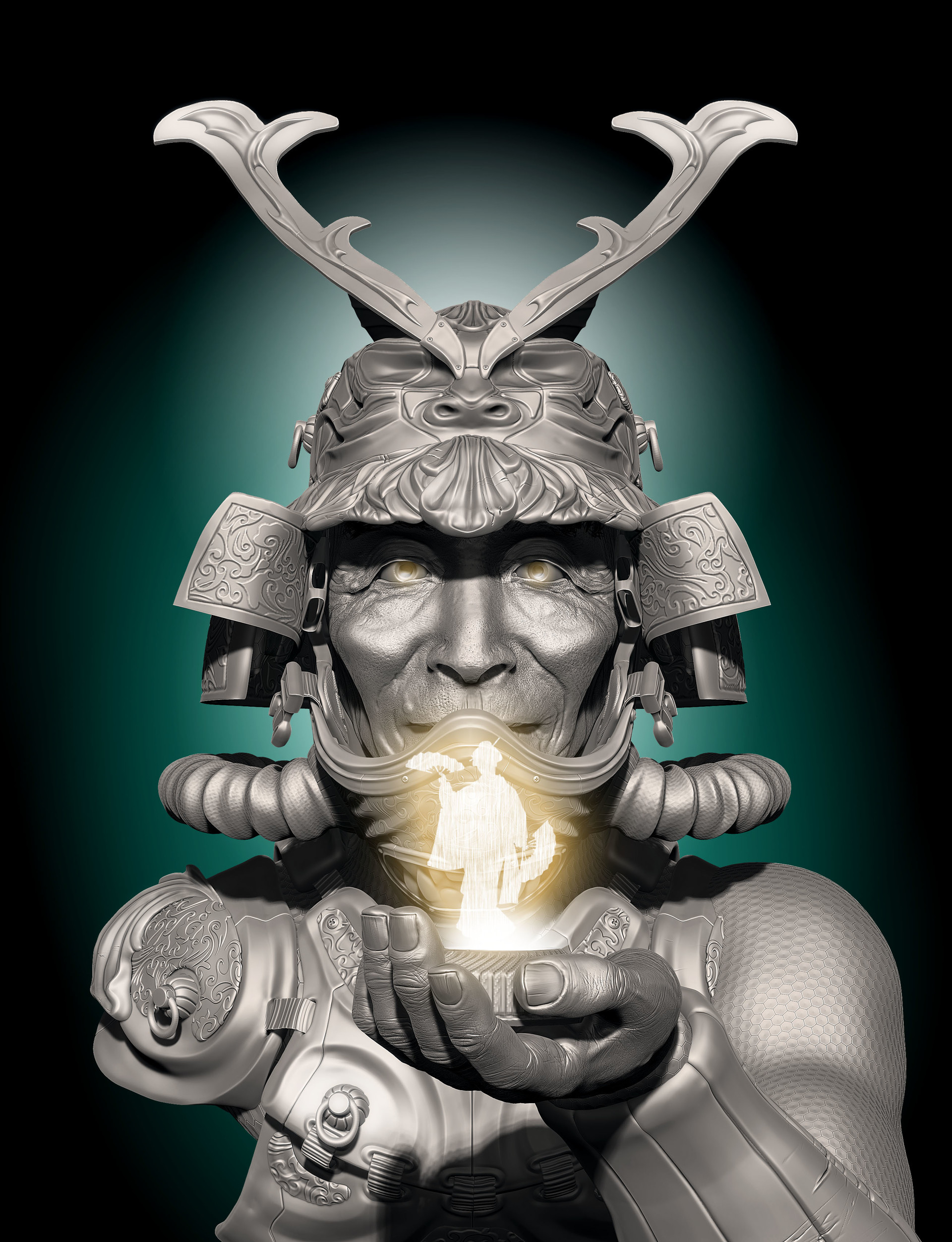 ArtStation - Old Samurai