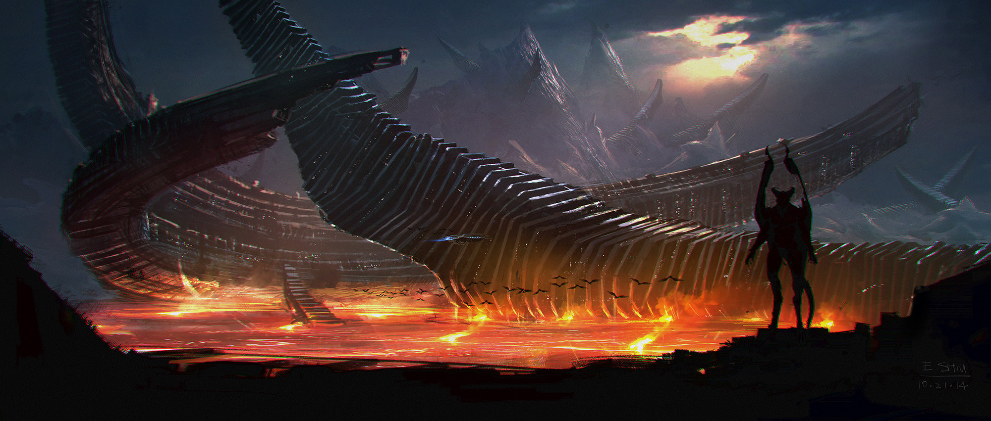 Emmanuel Shiu - childhoods end alien world