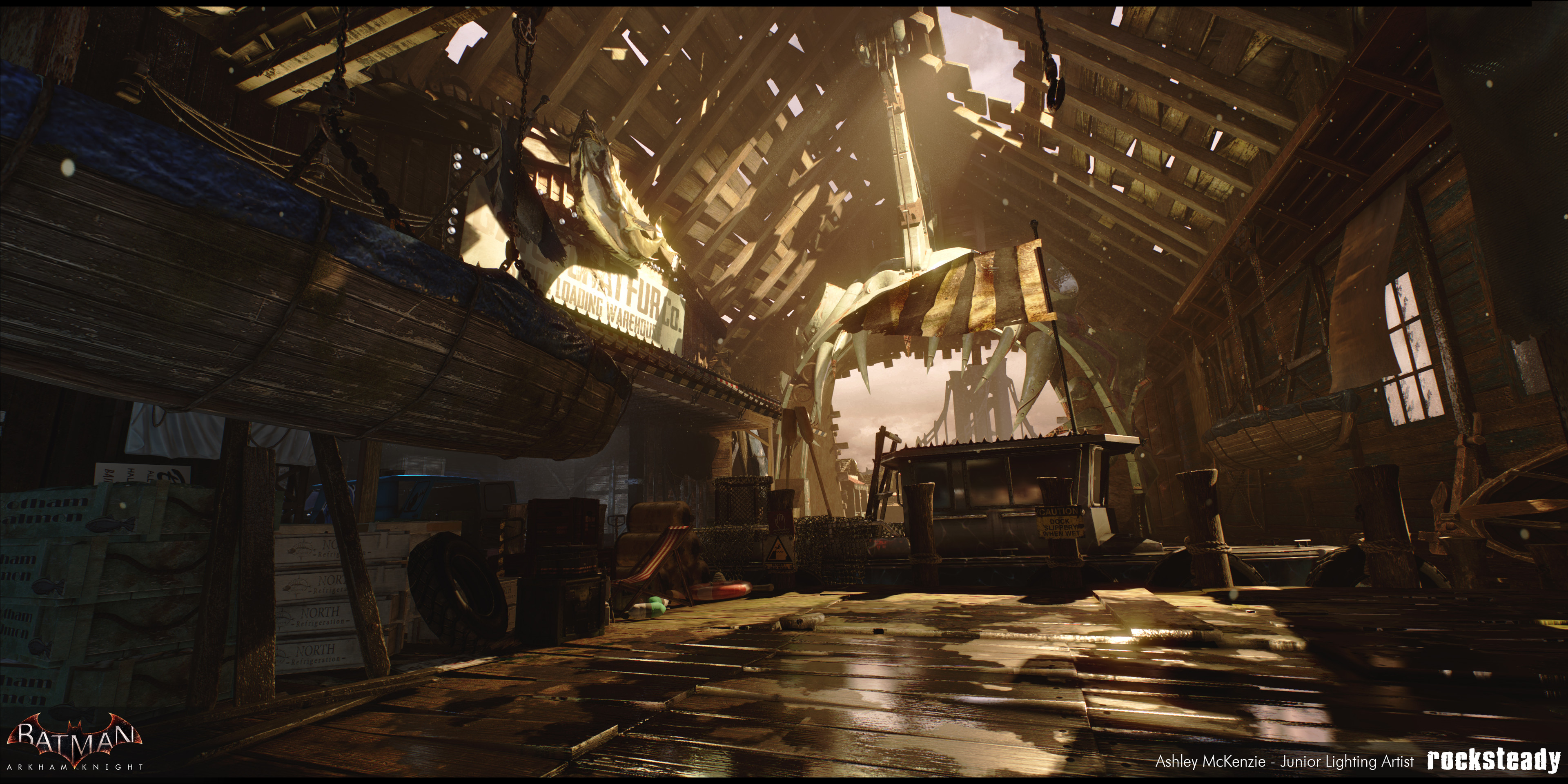 Ashley McKenzie - Batman: Arkham Knight GCPD Lockdown DLC Lighting