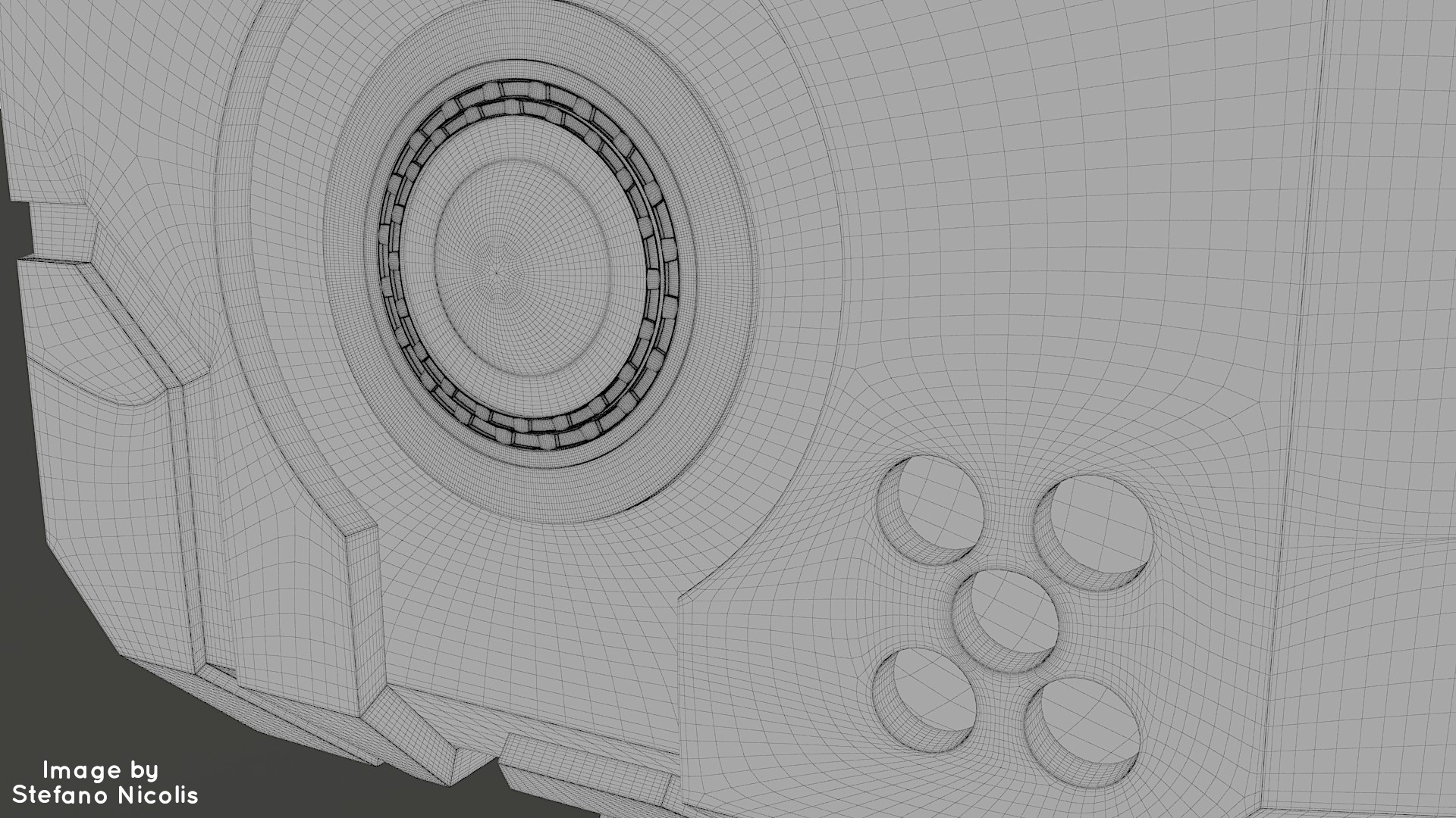 Stefano Nicolis - Robot Concept - Hard surface study