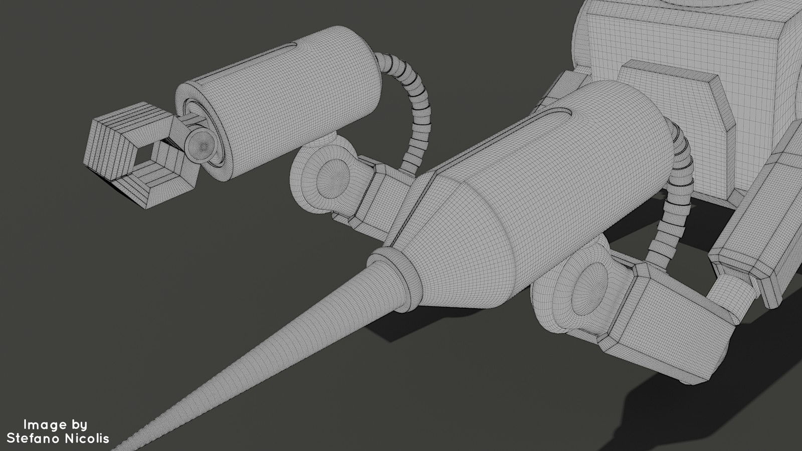 Stefano Nicolis - Robot Concept - Hard surface study