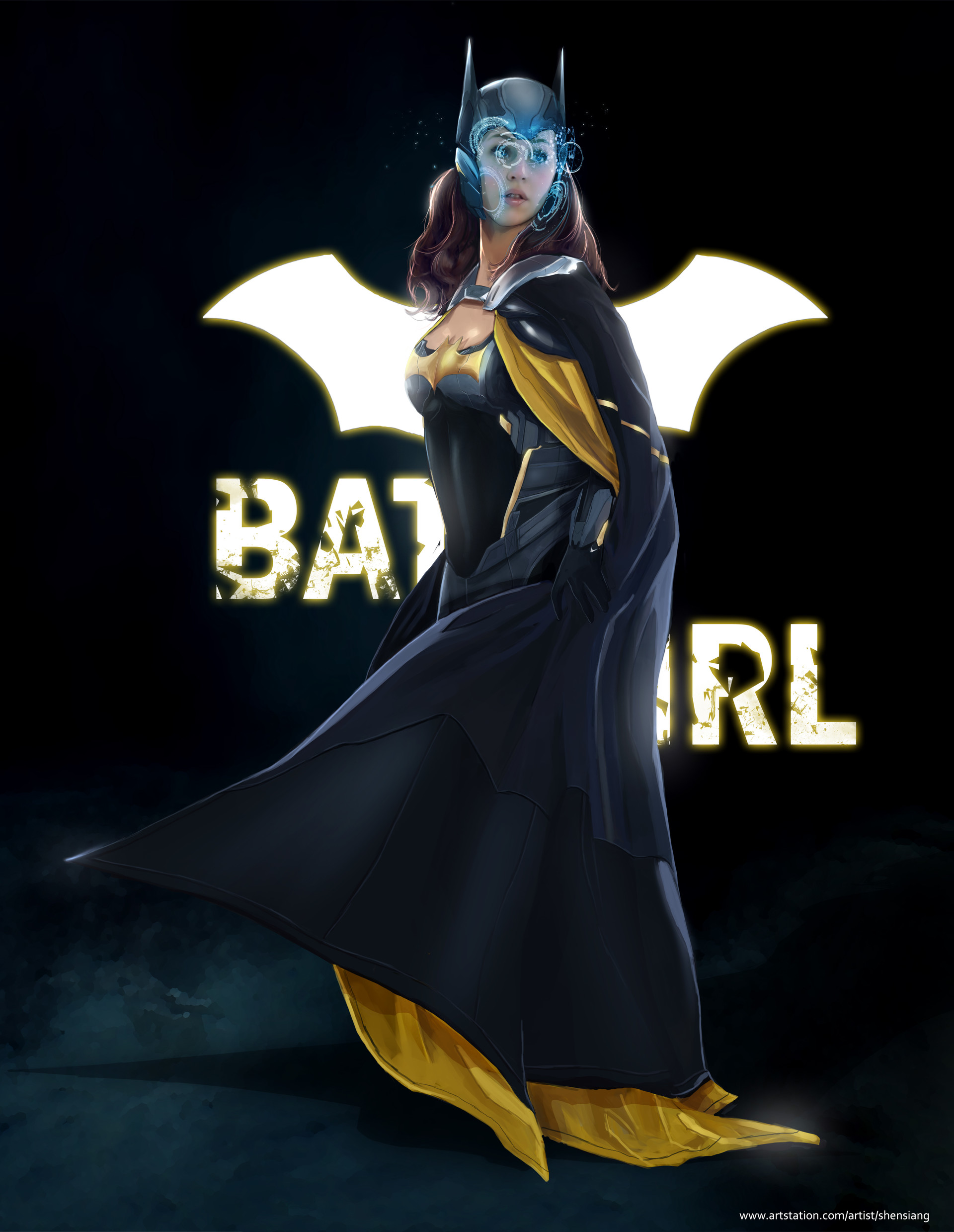 ArtStation - Bat-girl Fanart