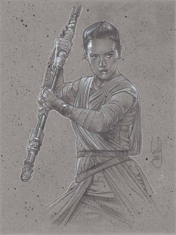 ArtStation - Rey - The Force Awakens