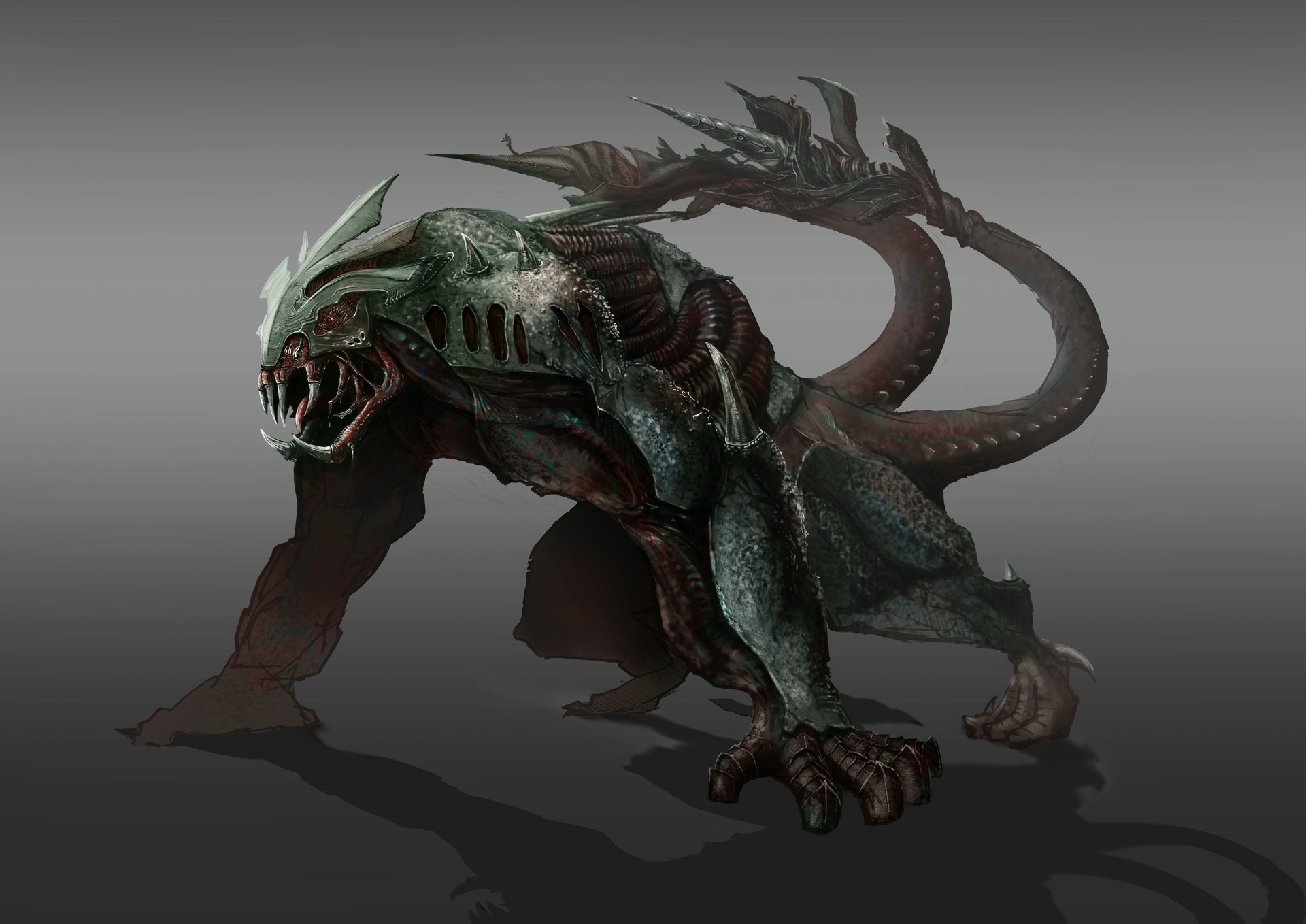 ArtStation - monster alien 外星怪獸