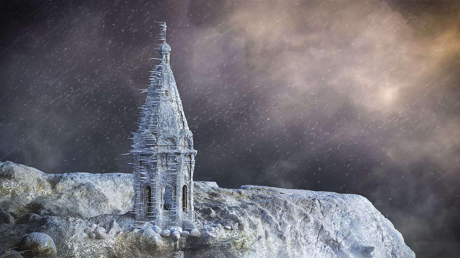 ArtStation - Frozen chapel