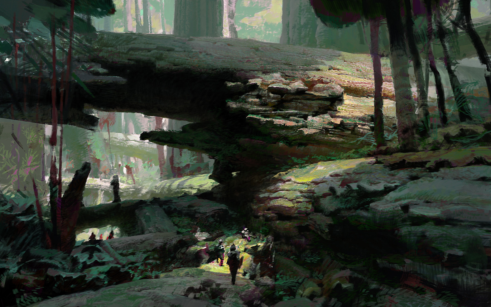 ArtStation - Fallen Logs - Guild Wars 2: Heart of Thorns