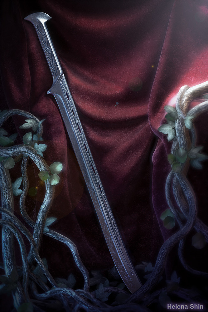 ArtStation - Thranduil 's Sword [FanArt Work by Helena Shin] :)
