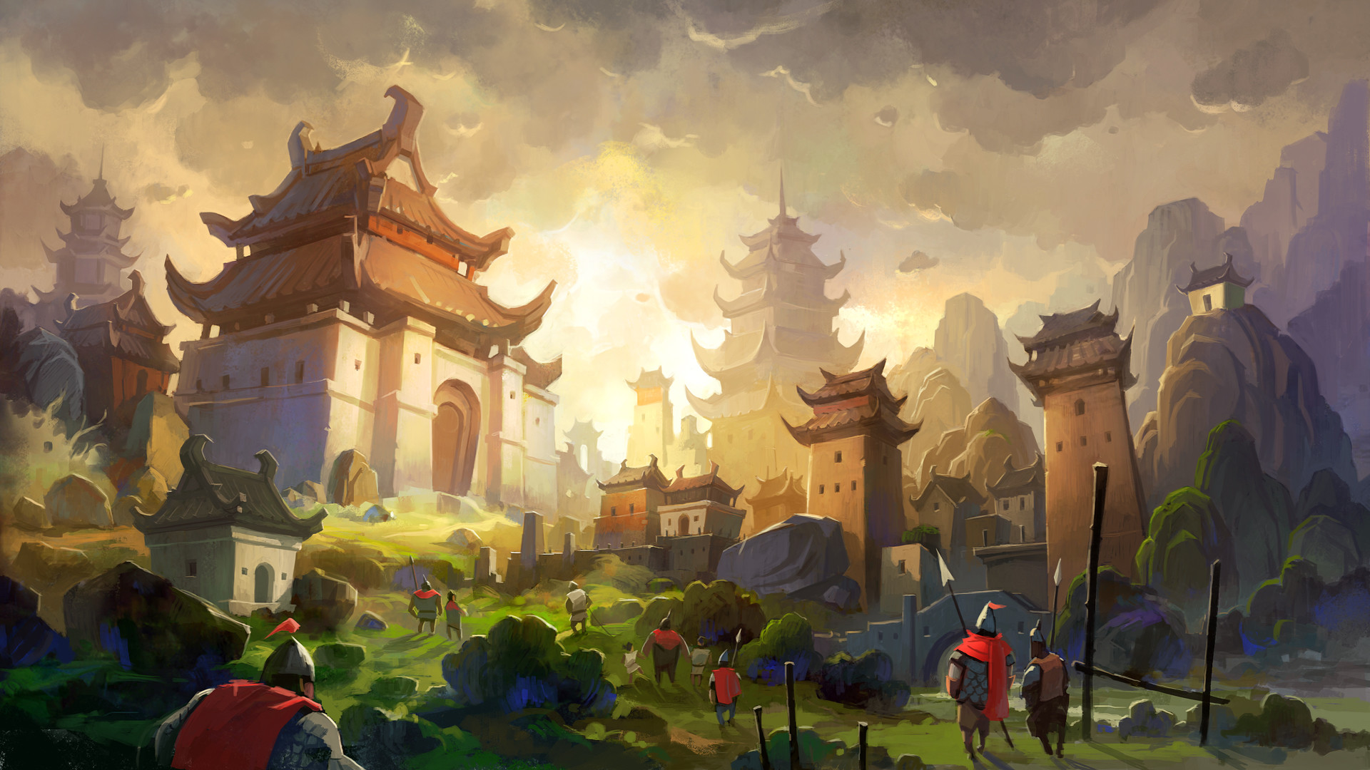 ArtStation - china castle