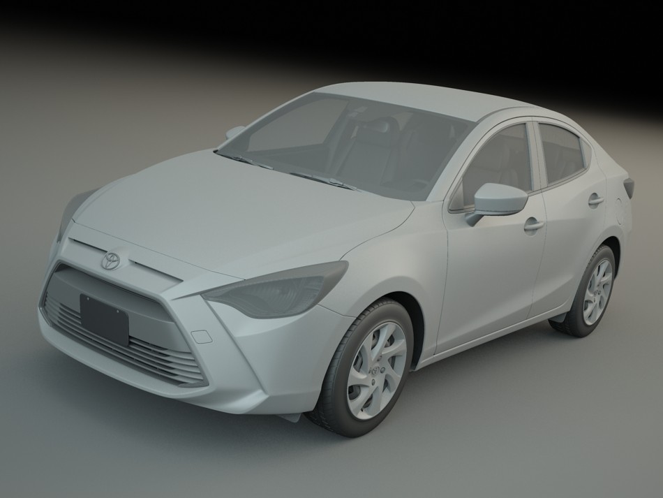 ArtStation - Toyota Yaris Sedan 2016