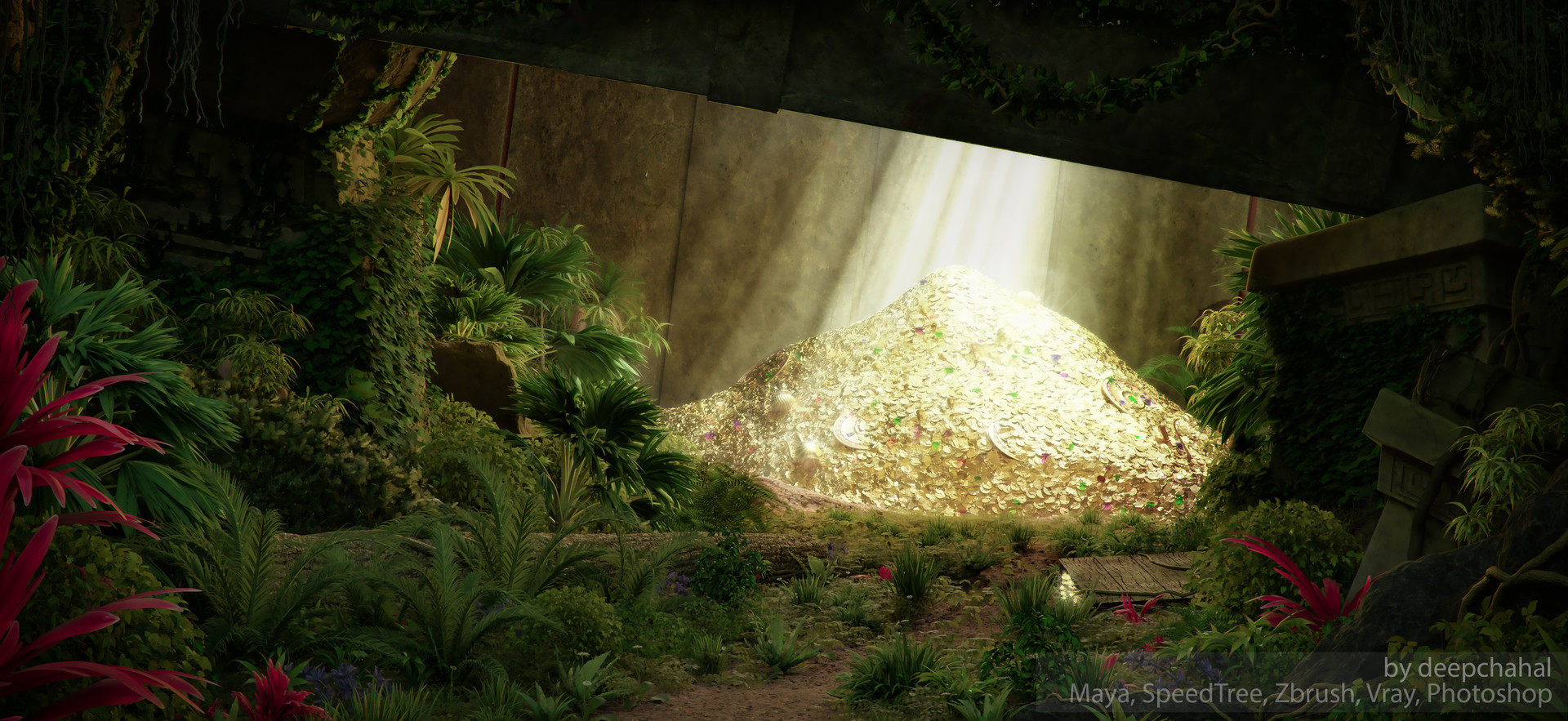 ArtStation - Treasure Jungle