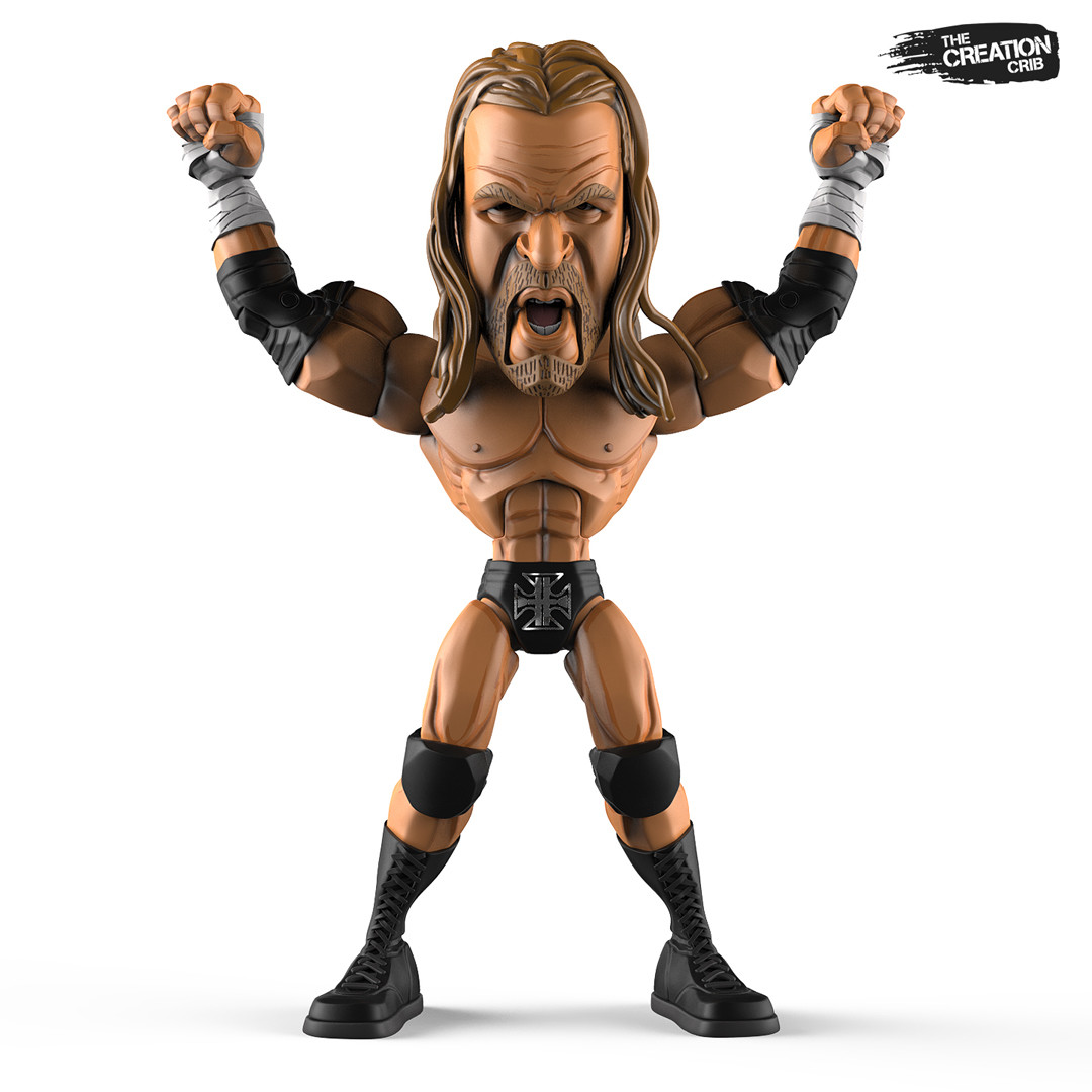 Brian Baity - Triple H stylized designer toy concept