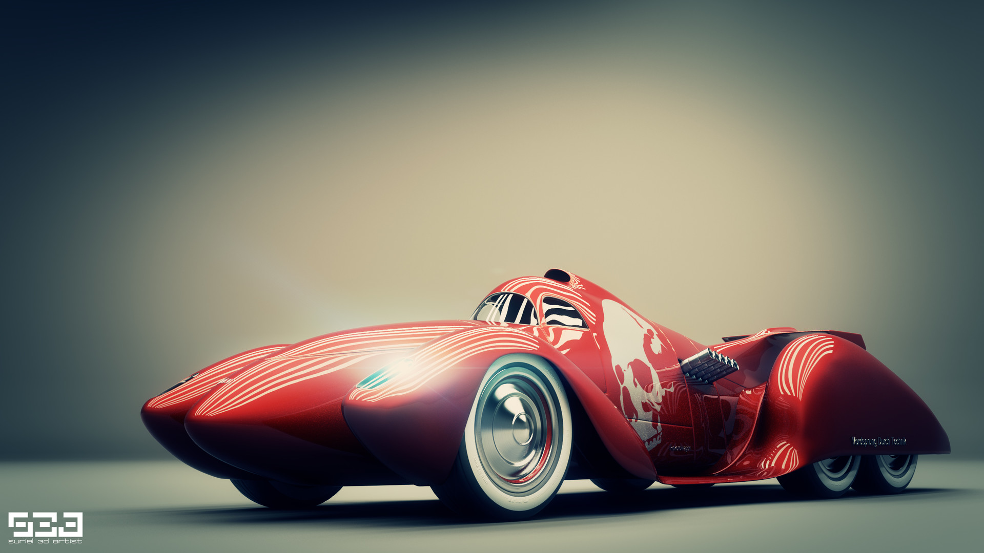 ArtStation - Auto Union Lucca Rekordwagen 1935 Mermac Edition