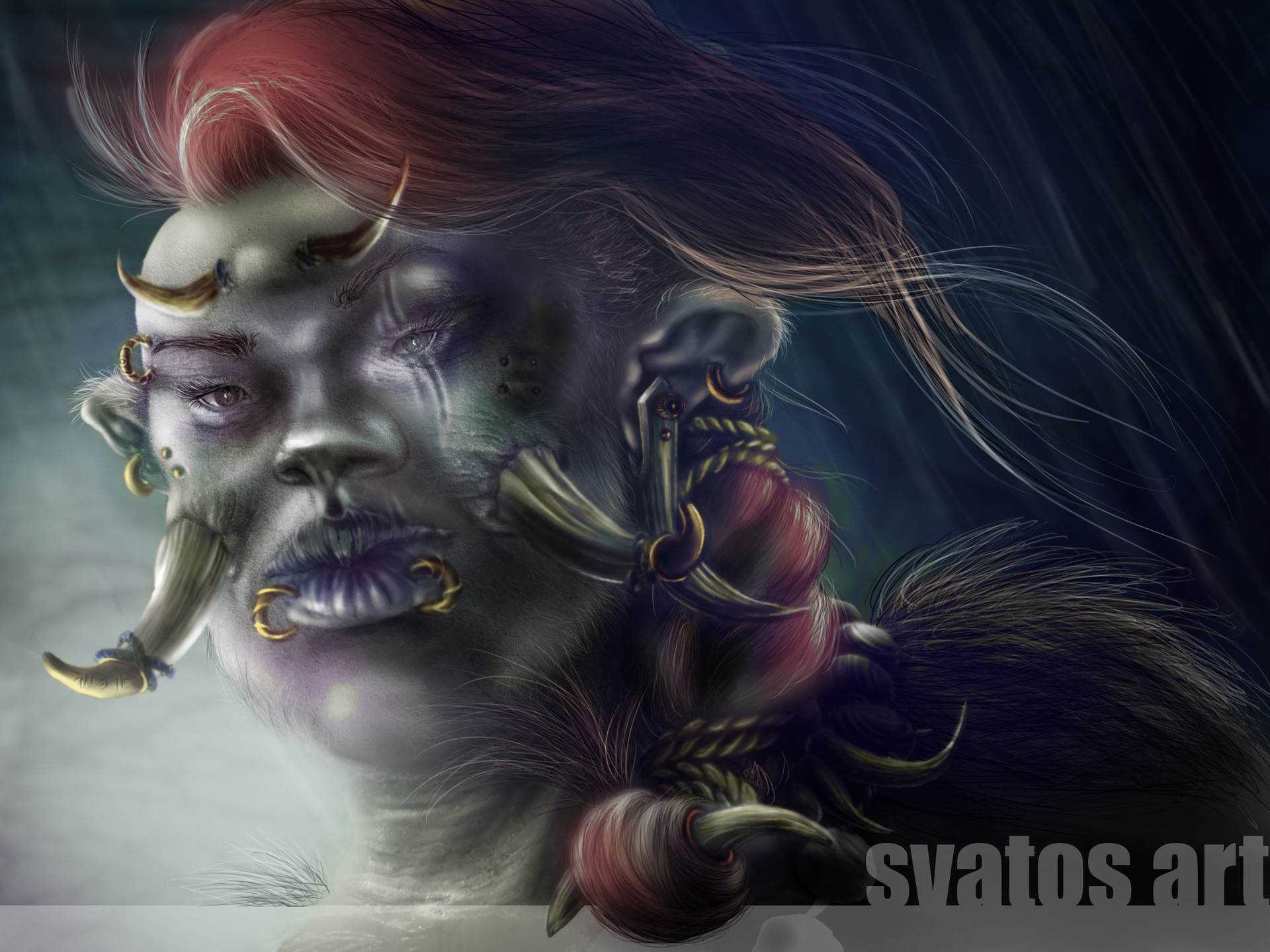 ArtStation - Ork Woman