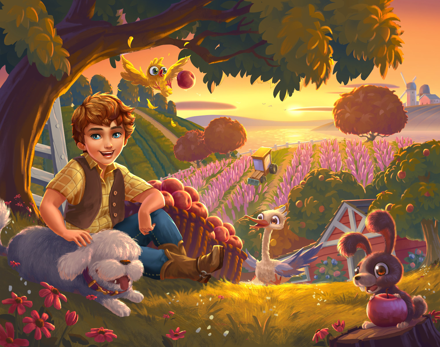 ArtStation - Family Farm / Fall Loading