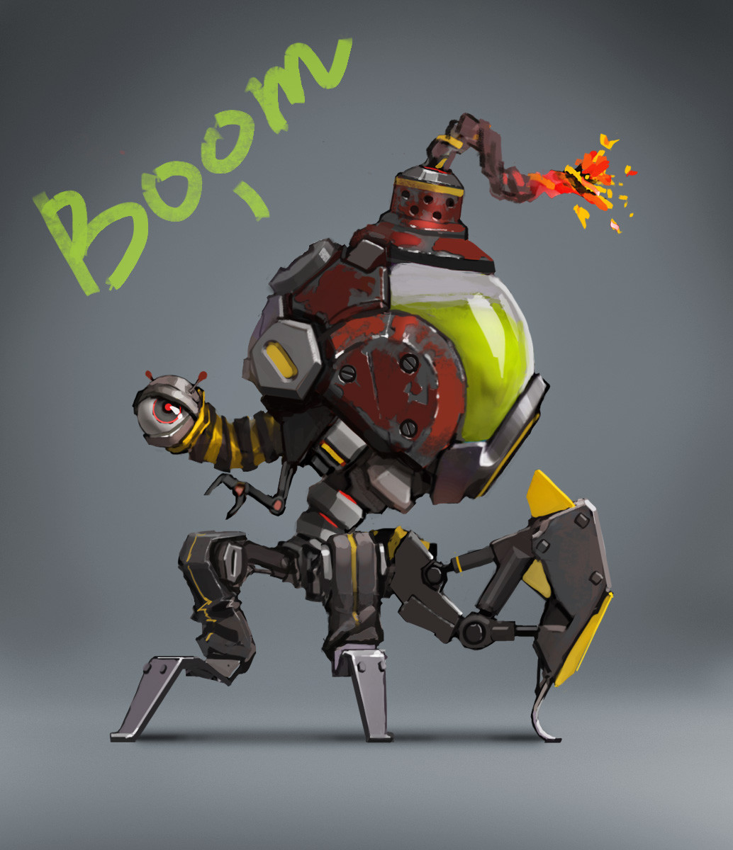 ArtStation - practice】bomb~