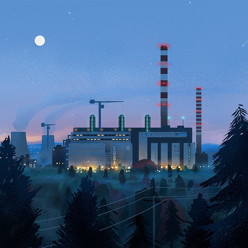 ArtStation - Kora III Power Plant