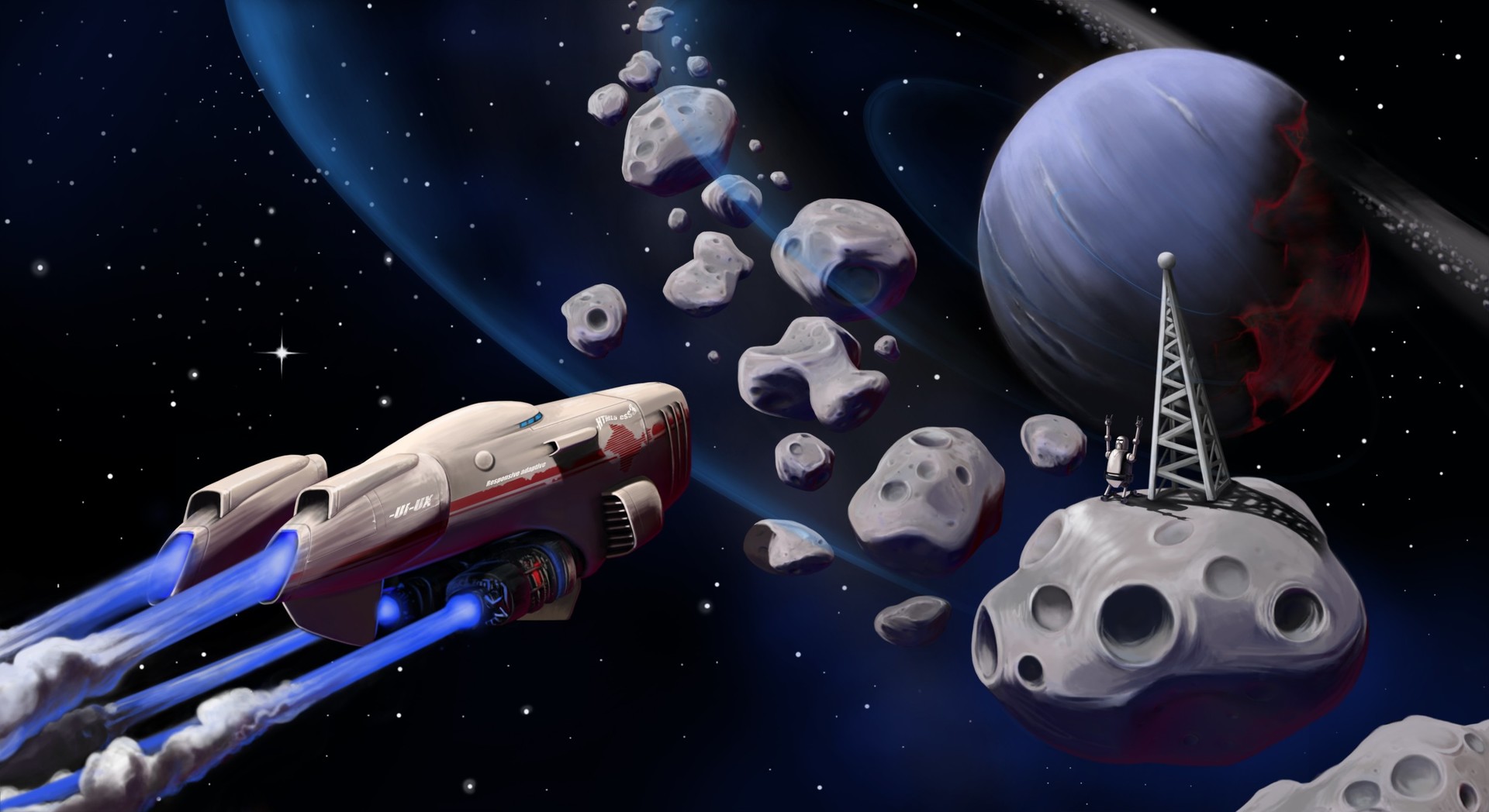 ArtStation - Flying ship