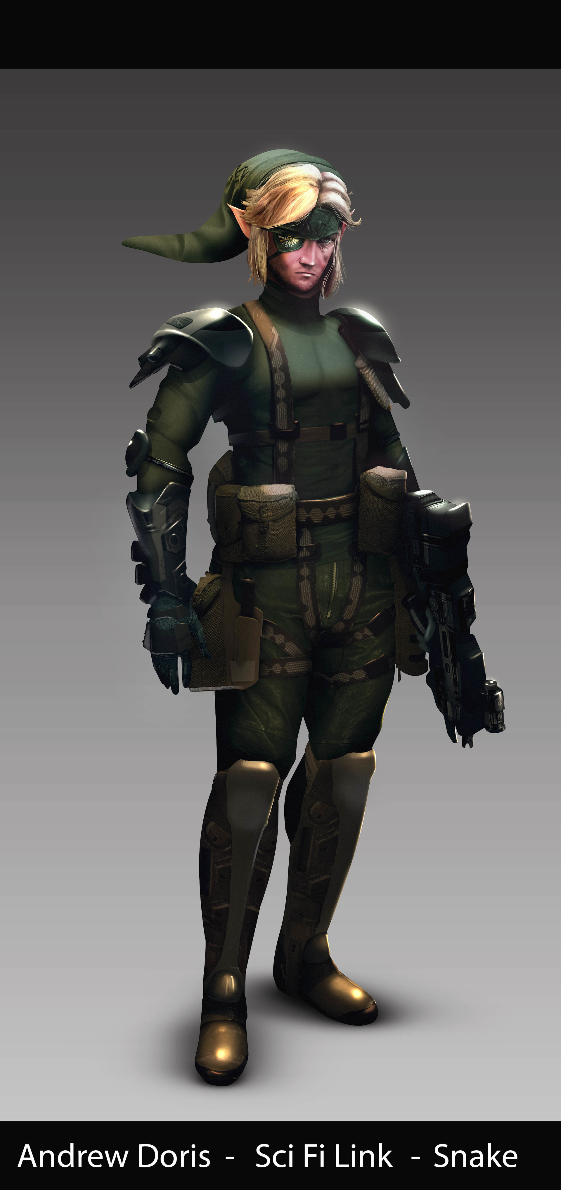 ArtStation - Metal Zelda_Link Snake