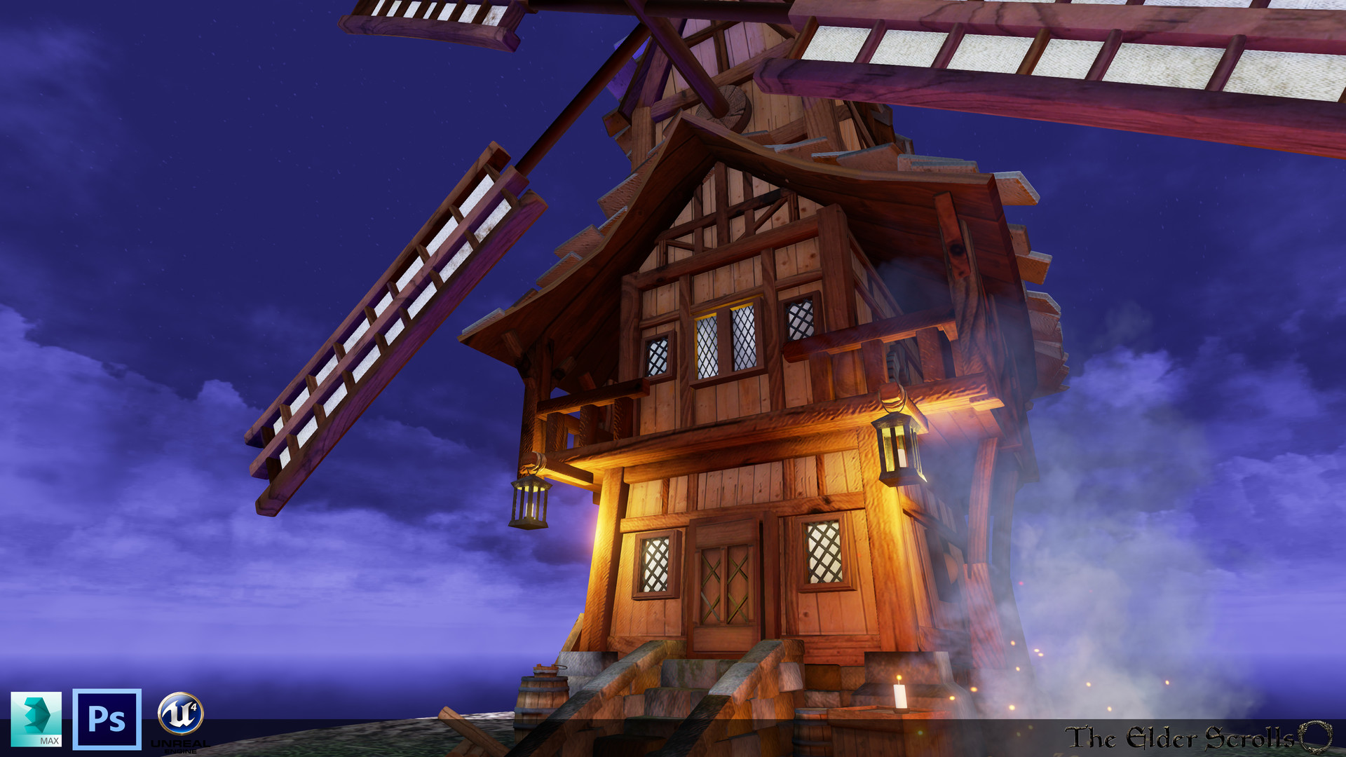 ArtStation - The Elder Scrolls Inspired Windmill