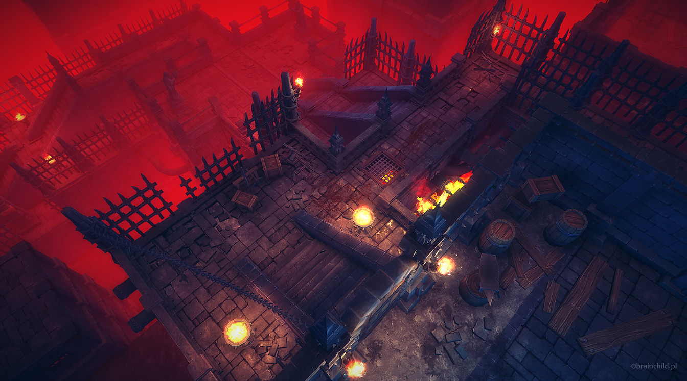 3d game artist | 3d art | Game Art | - Modular Top-down Dungeon Pack ...