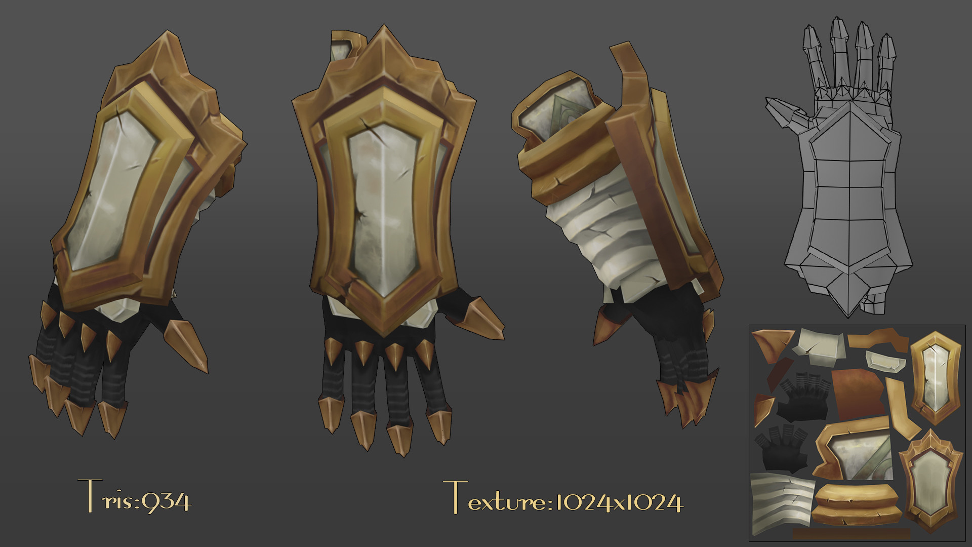 ArtStation - Hand Armor 3D Artwork , 張 喆