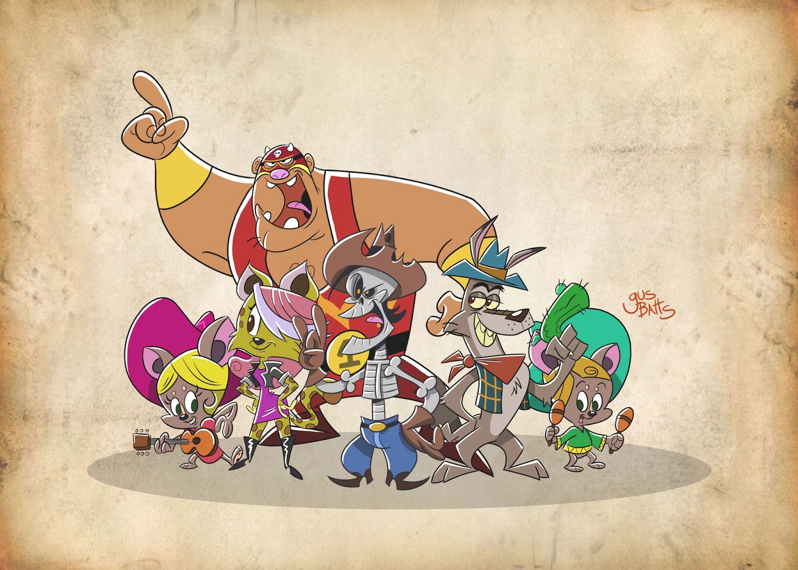 ArtStation - Si Señor character design job