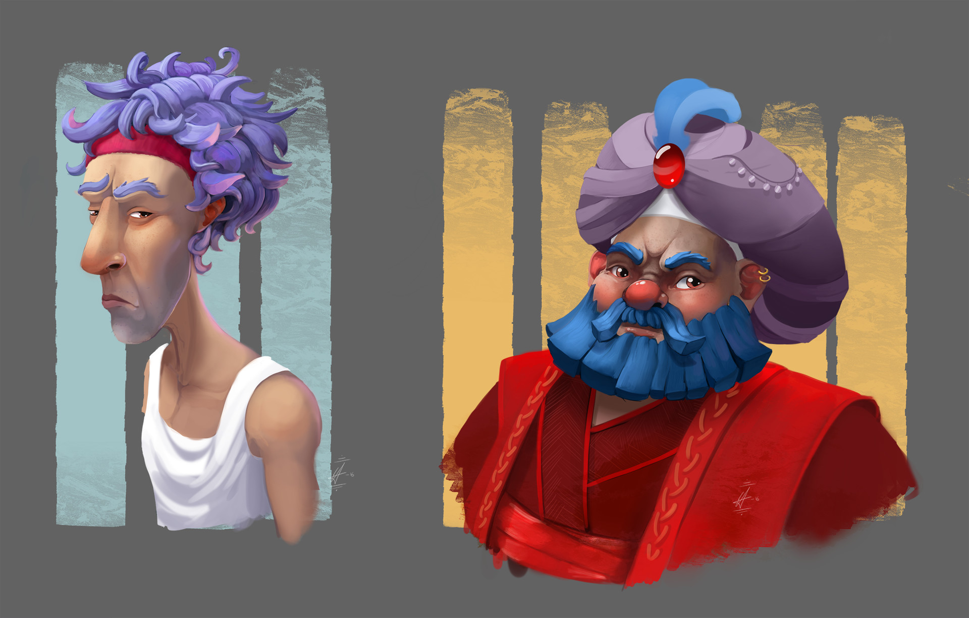 ArtStation - Bluebeard and Bubblehair