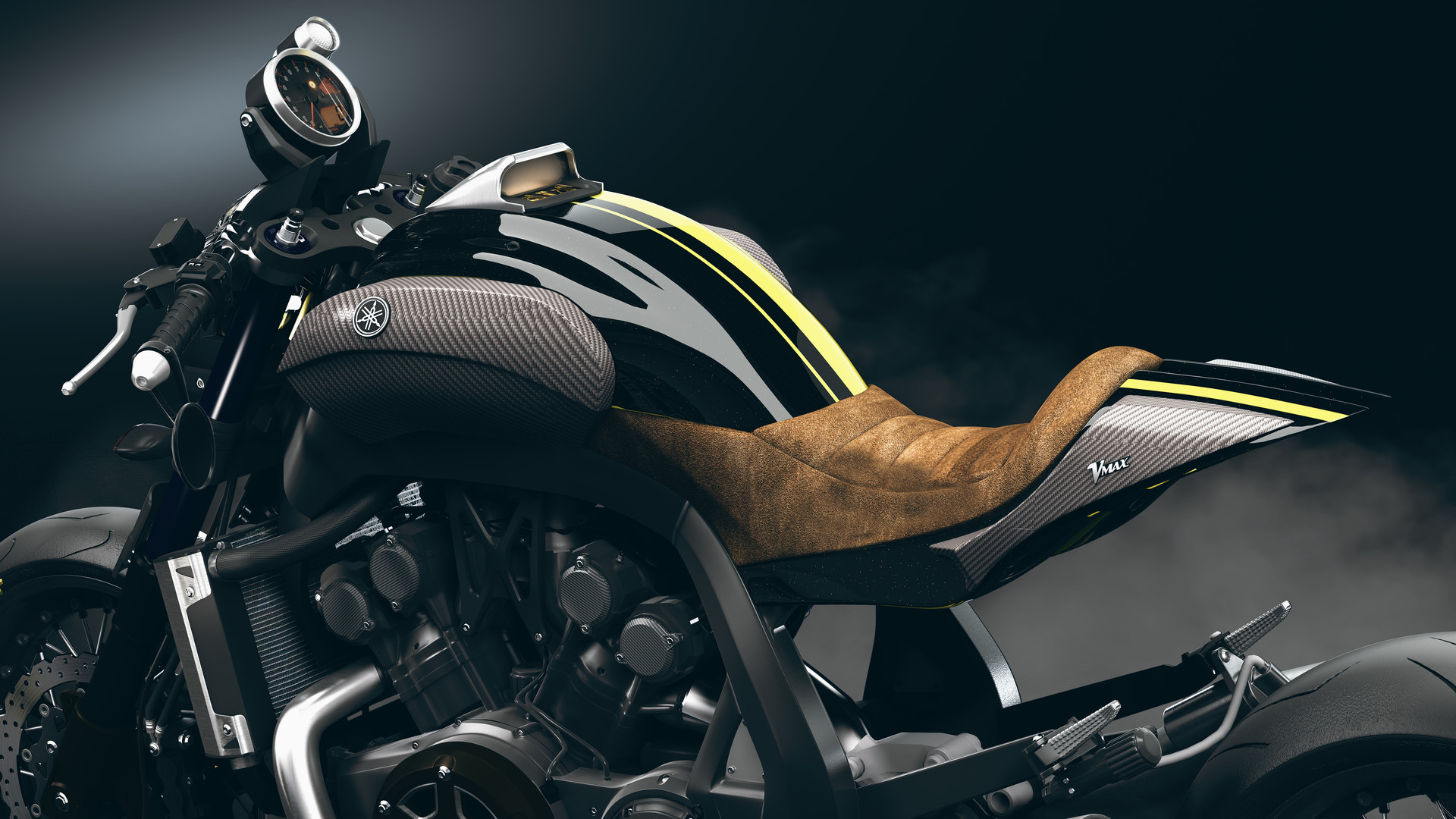 Yamaha Vmax V4 Cafe Racer | Reviewmotors.co