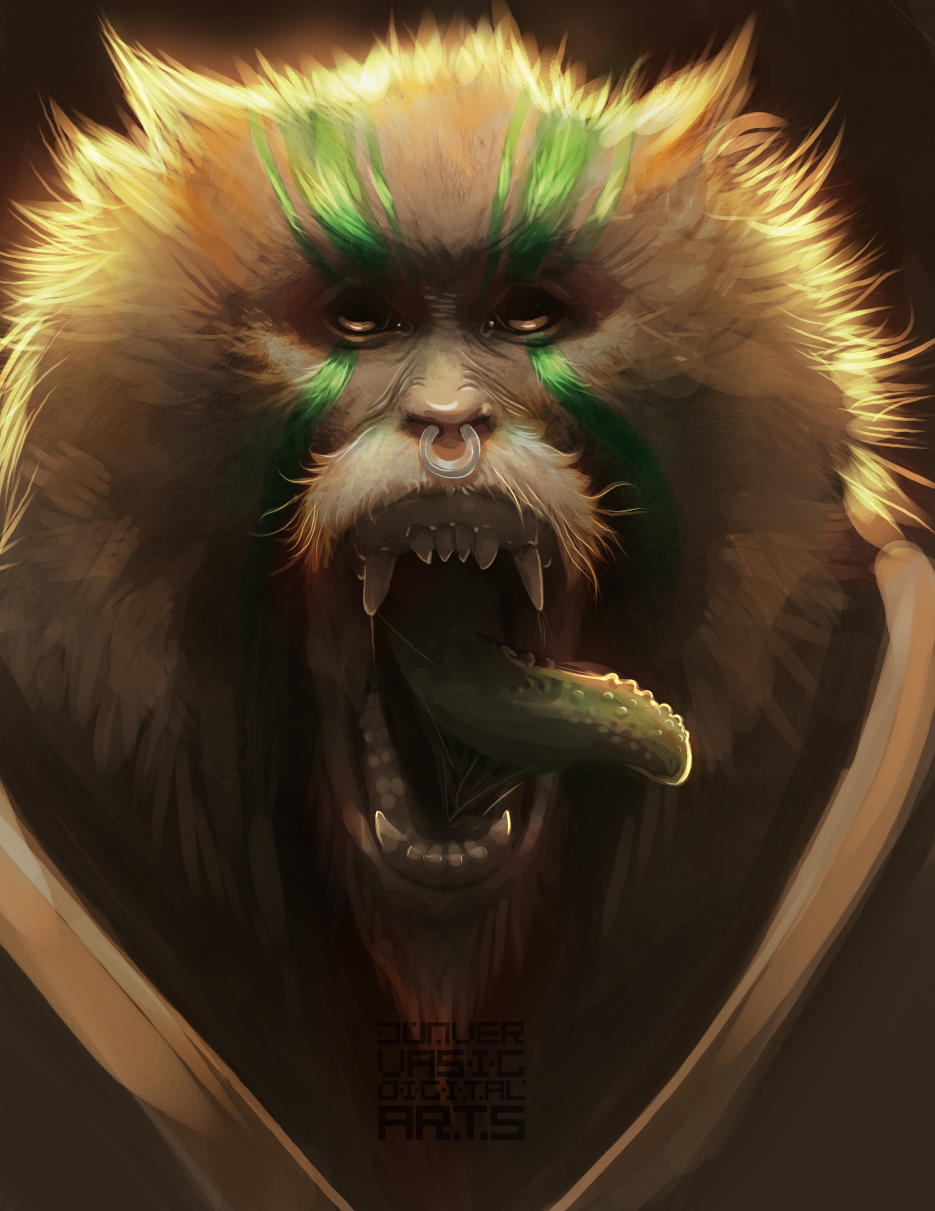 ArtStation - Fire Monkey