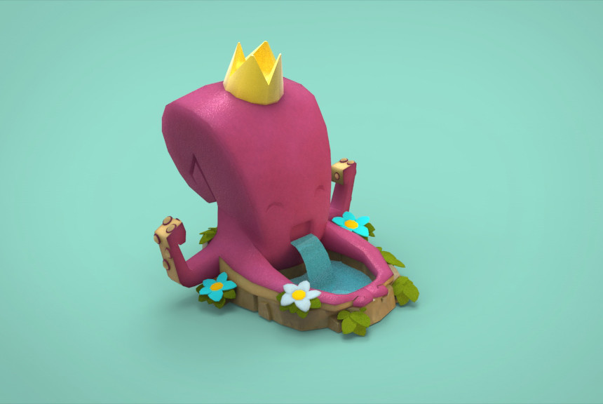 ArtStation - Octopus Fountain