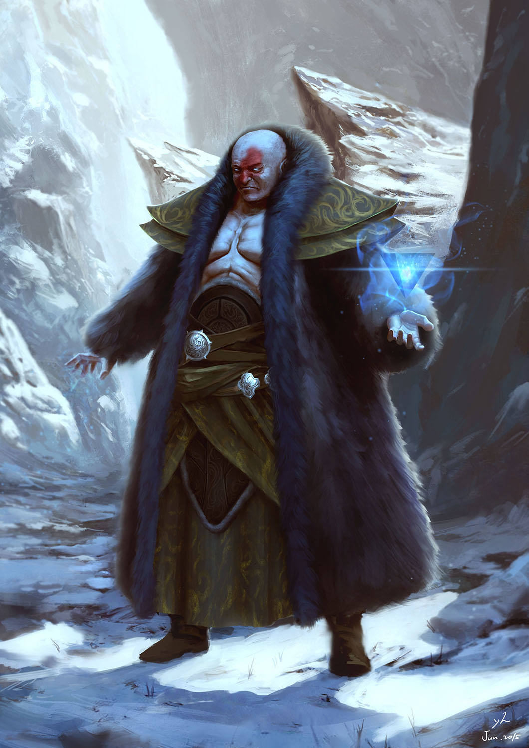 ArtStation - Red-faced mage