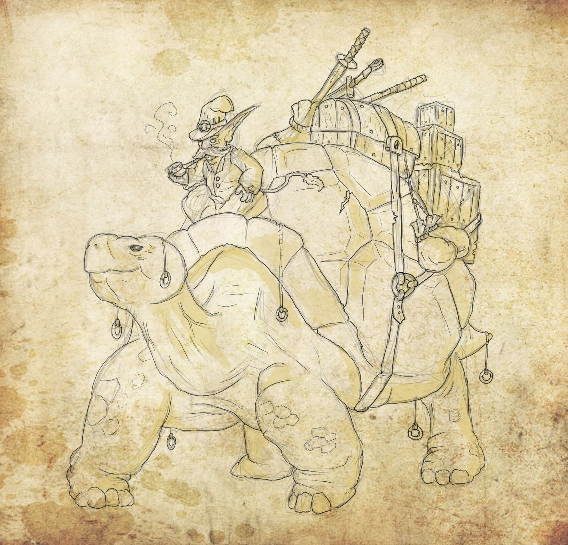 ArtStation - Traveling Merchant 2 version