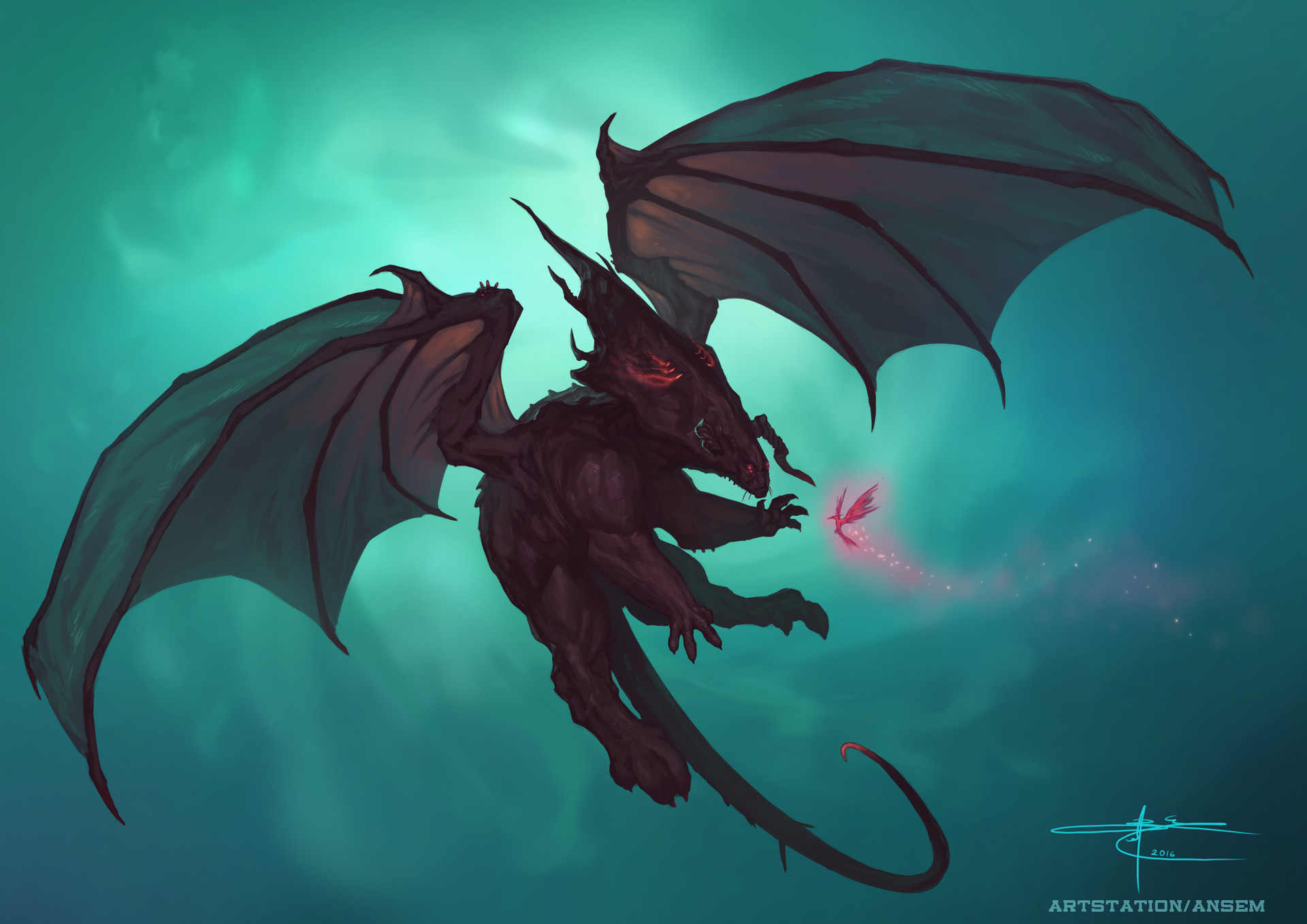 ArtStation - Alien drake