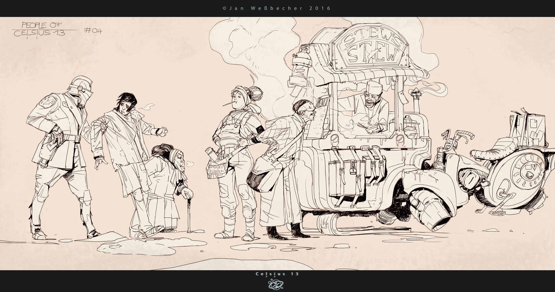 ArtStation - Celsius 13 - People of Celsius 13 #04