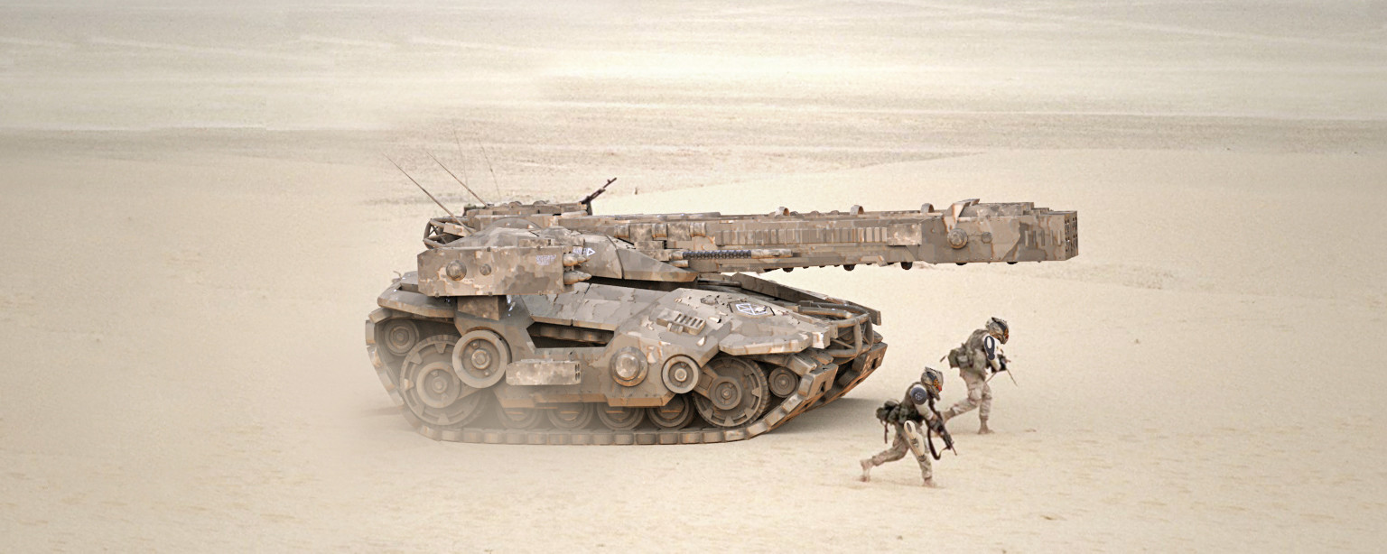 ArtStation - UFO Recovery Team - Northern Africa