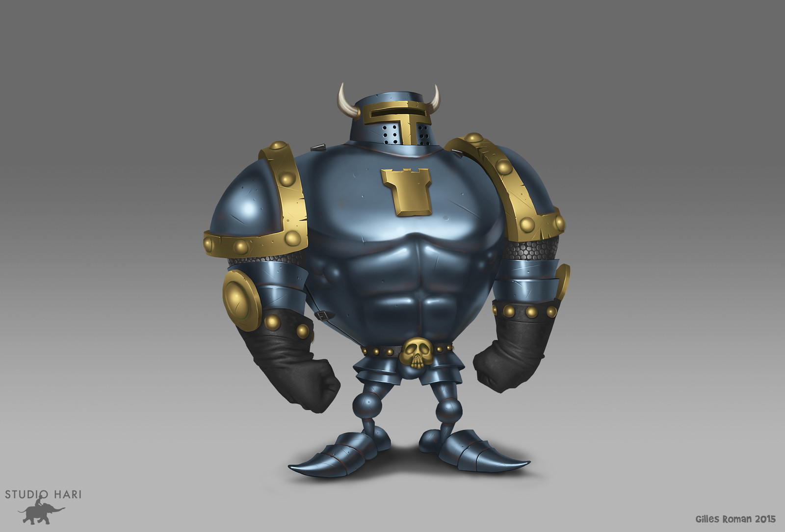 Gilles Roman - Blue Knight Concept