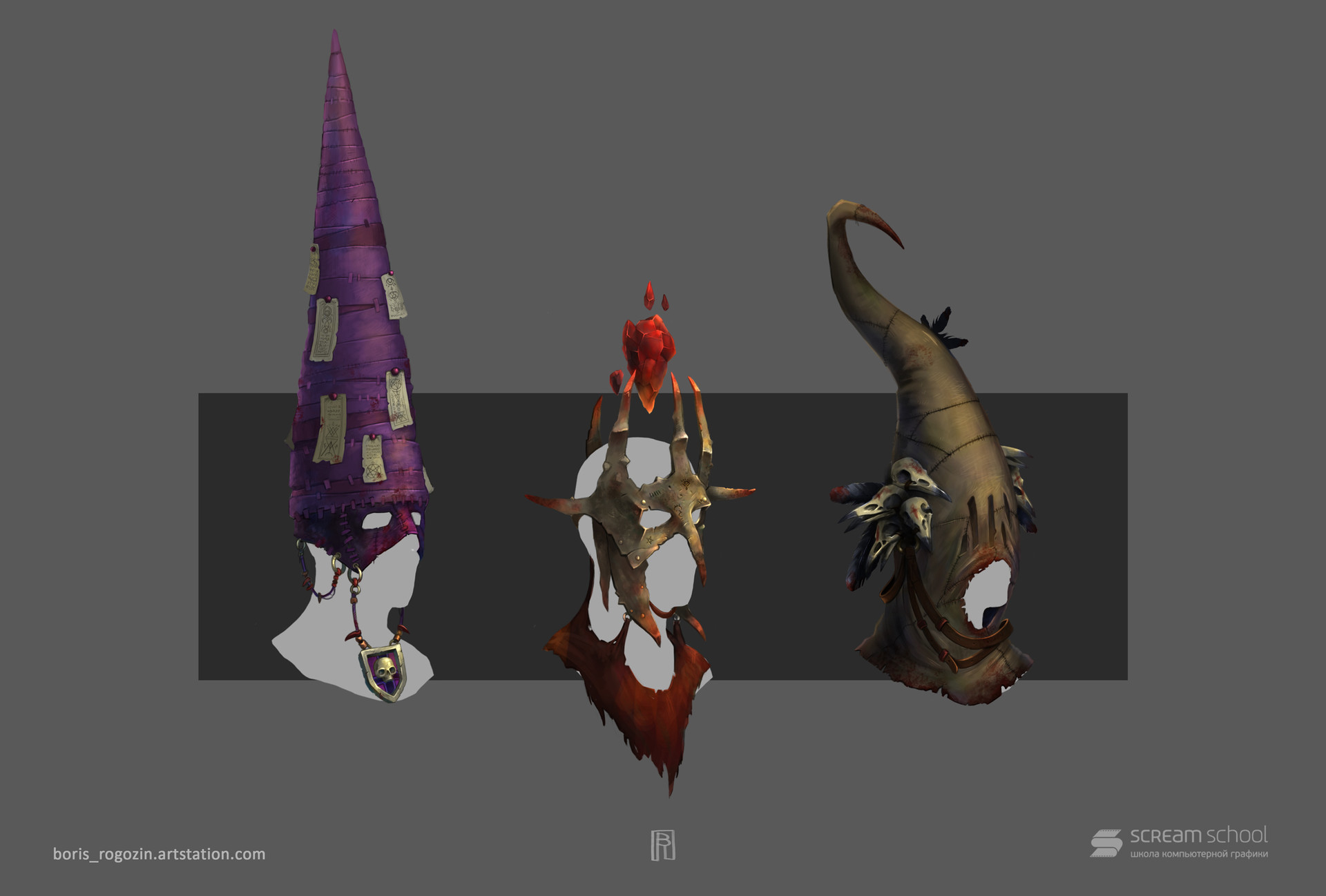 ArtStation - Hats of bad wizards