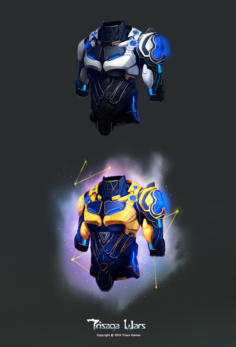 ArtStation - Lunarium Armor/Weapon set